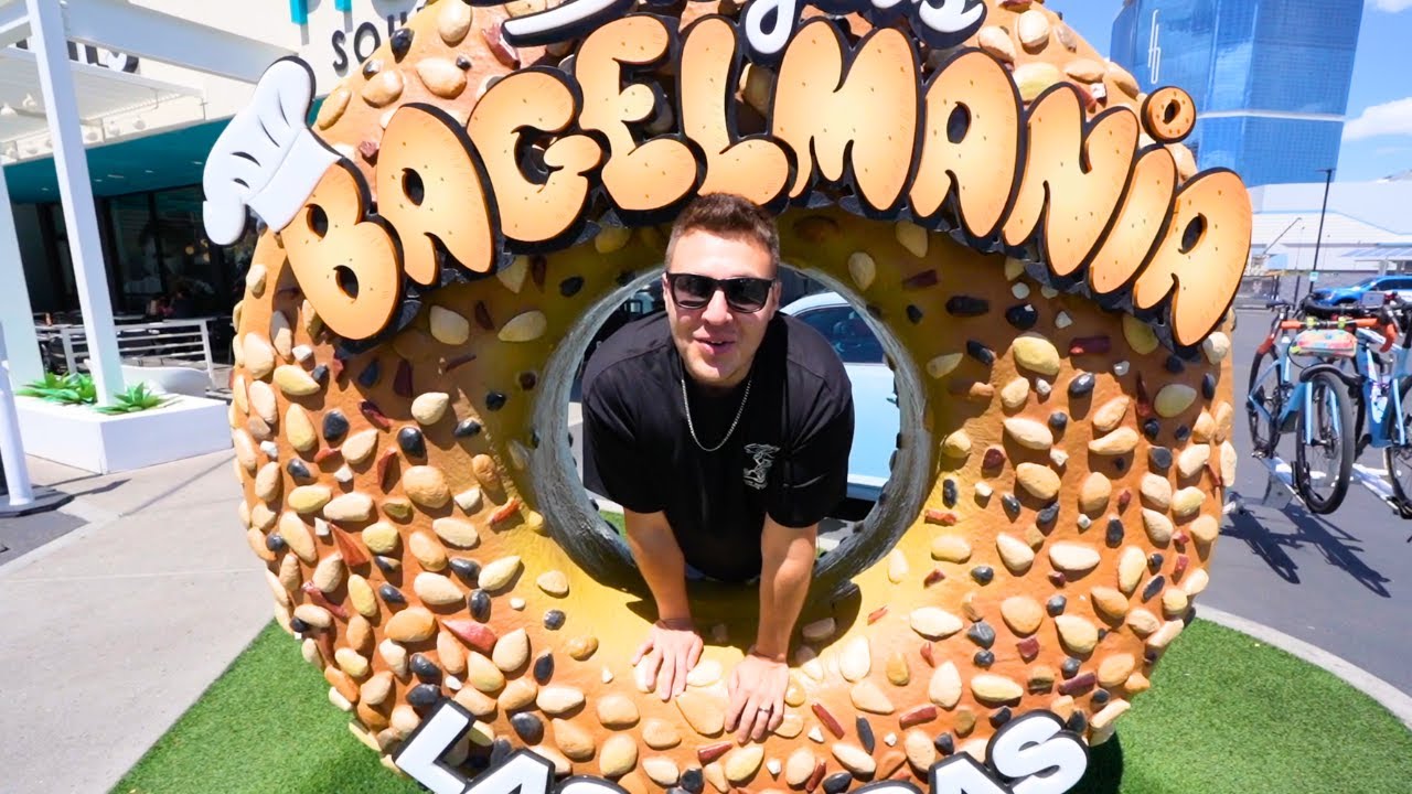 Bagelmania Best Cheap Breakfast AND Lunch in Las Vegas - YouTube