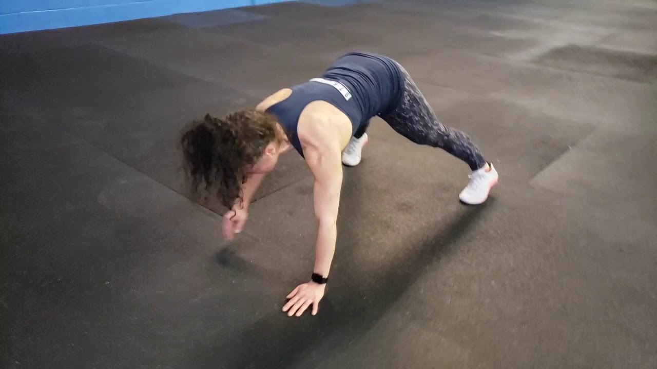 Plank with Reach Back and Out - YouTube