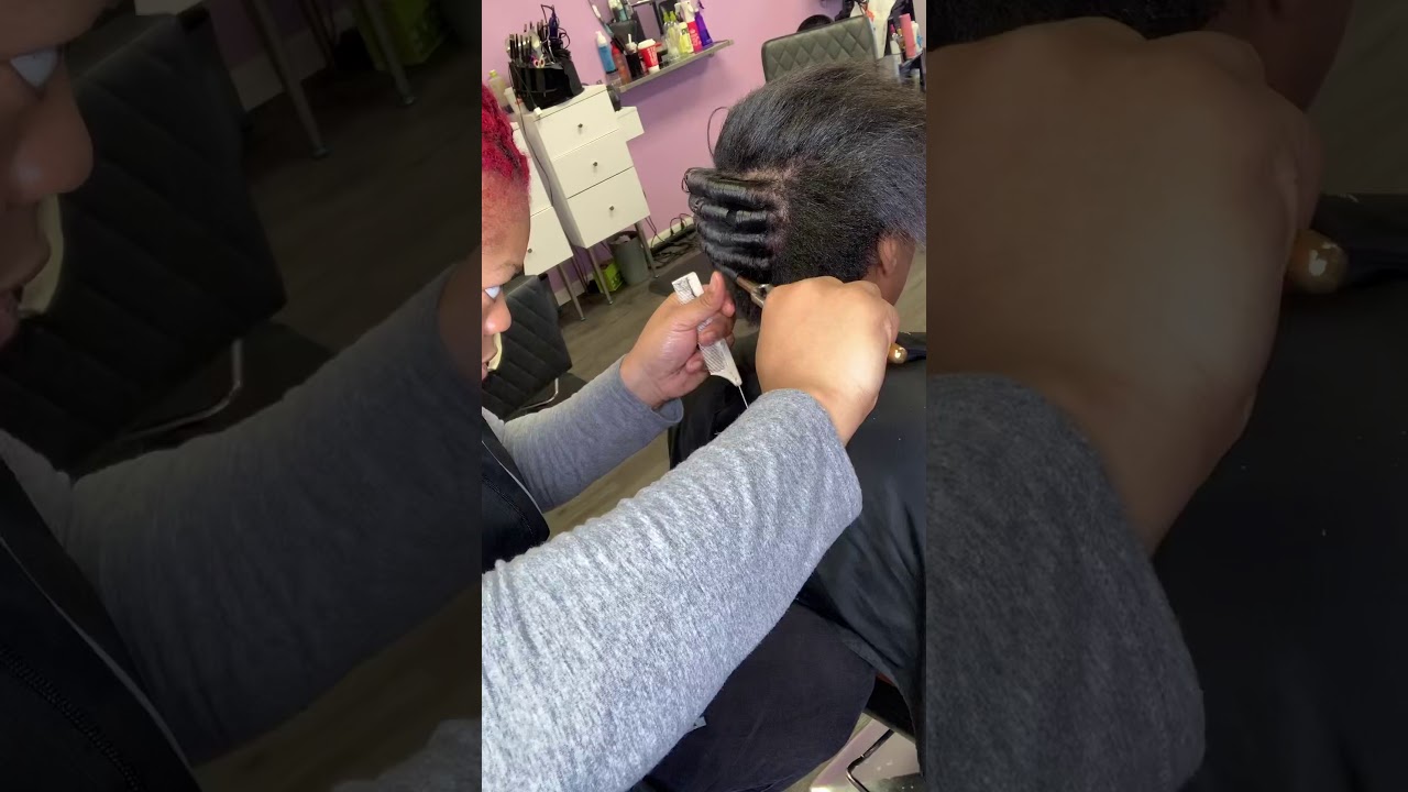 How to Marcel Curl Natural Hair - YouTube
