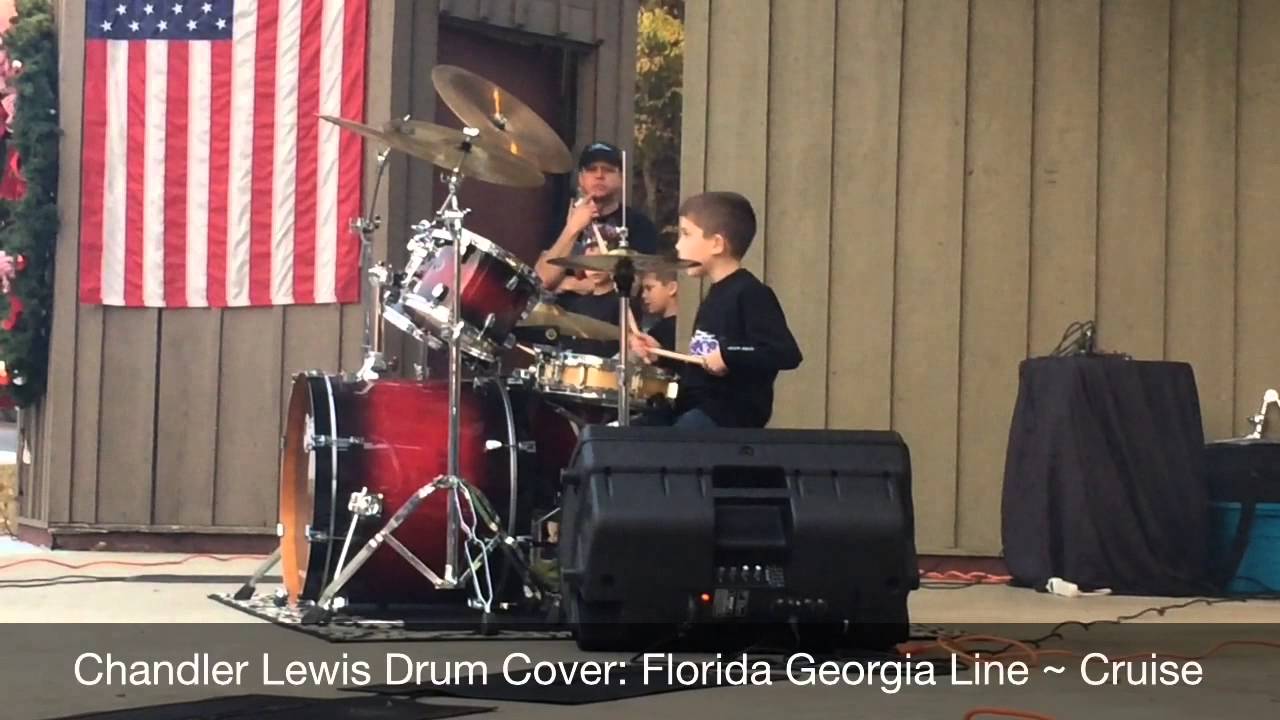 Chandler Lewis Drum Cover of Florida Georgia Line ~ Cruise - YouTube