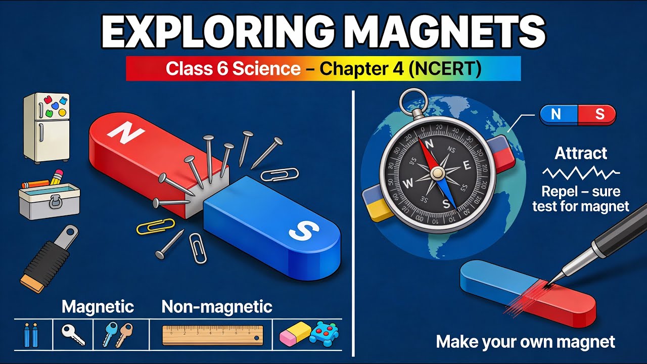 Chapter 4: Exploring Magnets from [Class-VI, Science] NECRT - YouTube