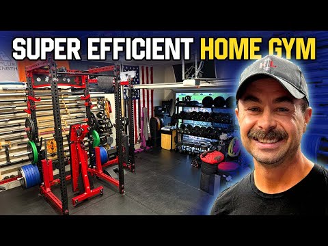Military Veteran's Space Saving Garage Gym Tour