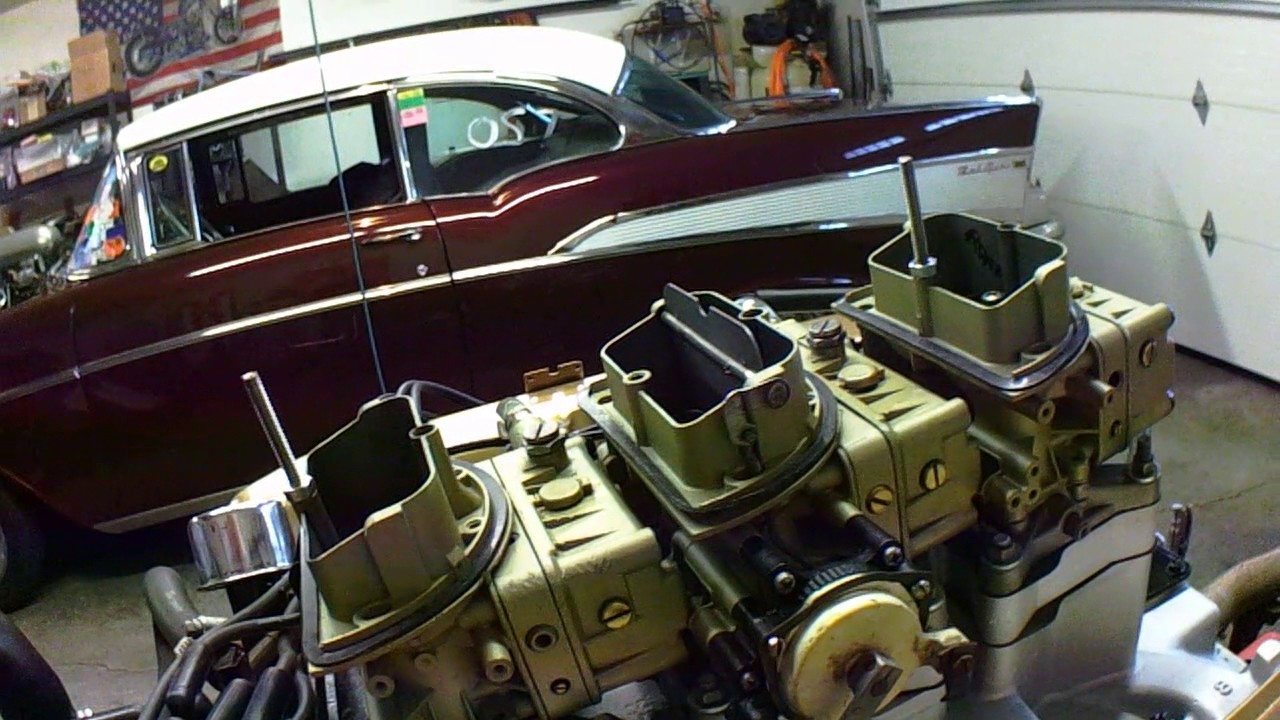 RPXD0001 2 ford big block tri power carbs - YouTube