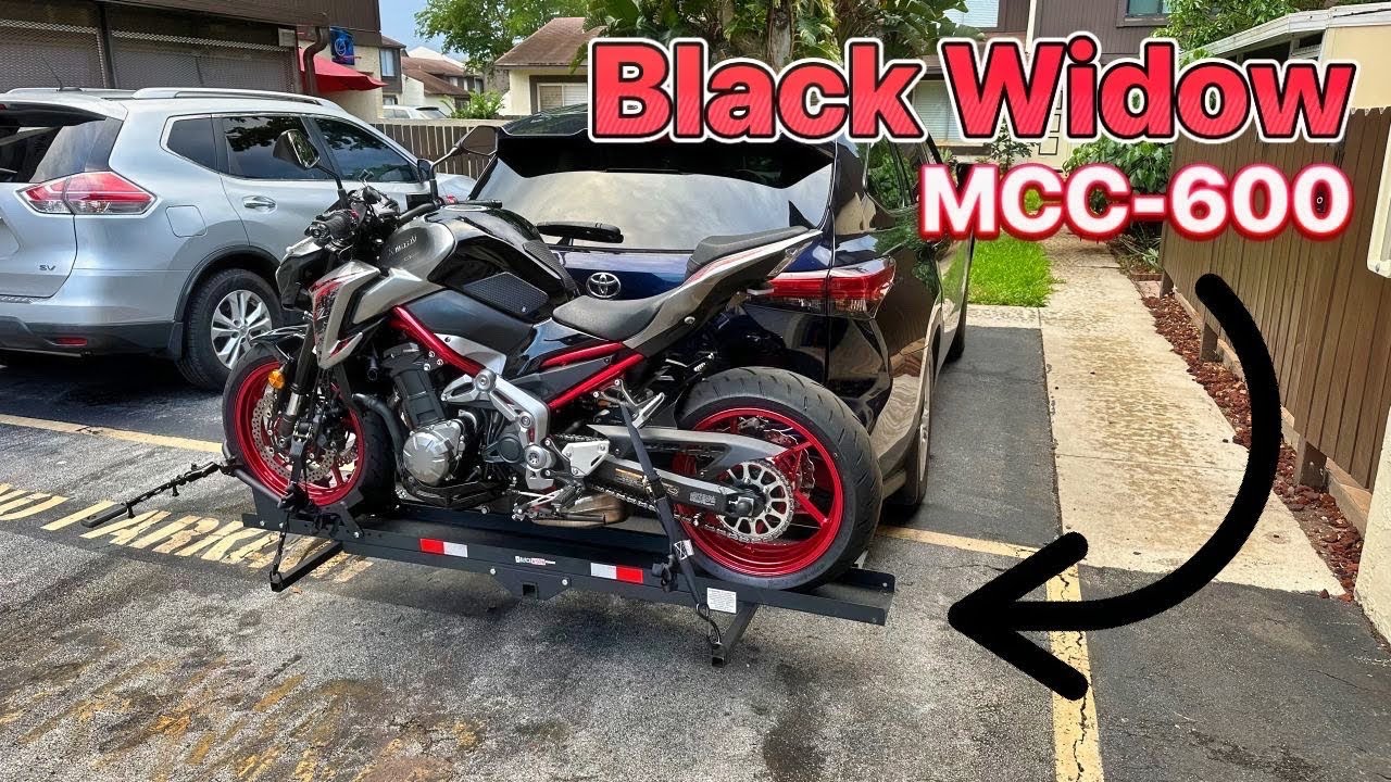 Most Convenient Way To Transport A Motorcycle - Black Widow Carrier ...