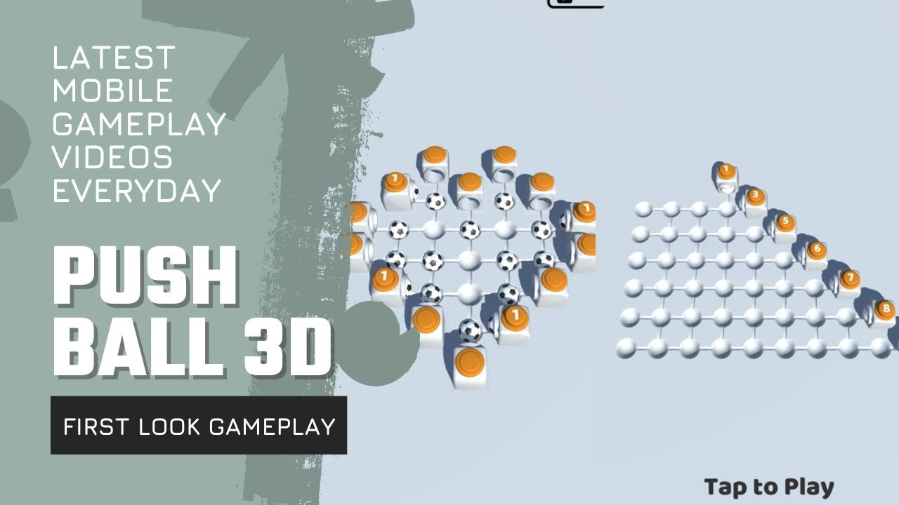 Push Ball 3D🧩😕🤔 Mobile Gameplay Android iOS | Best Mobile Games - YouTube