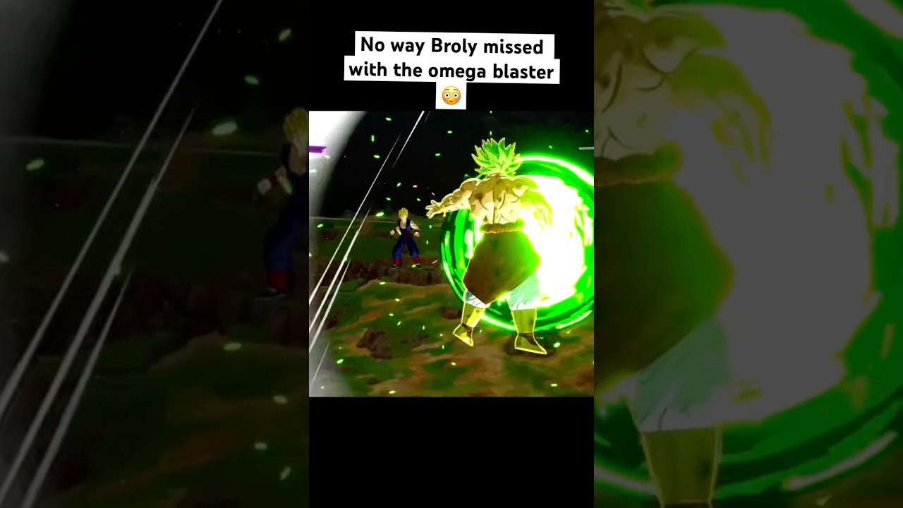 Dragon ball sparkling zero no way Broly missed with the omega blaster 😳 ...