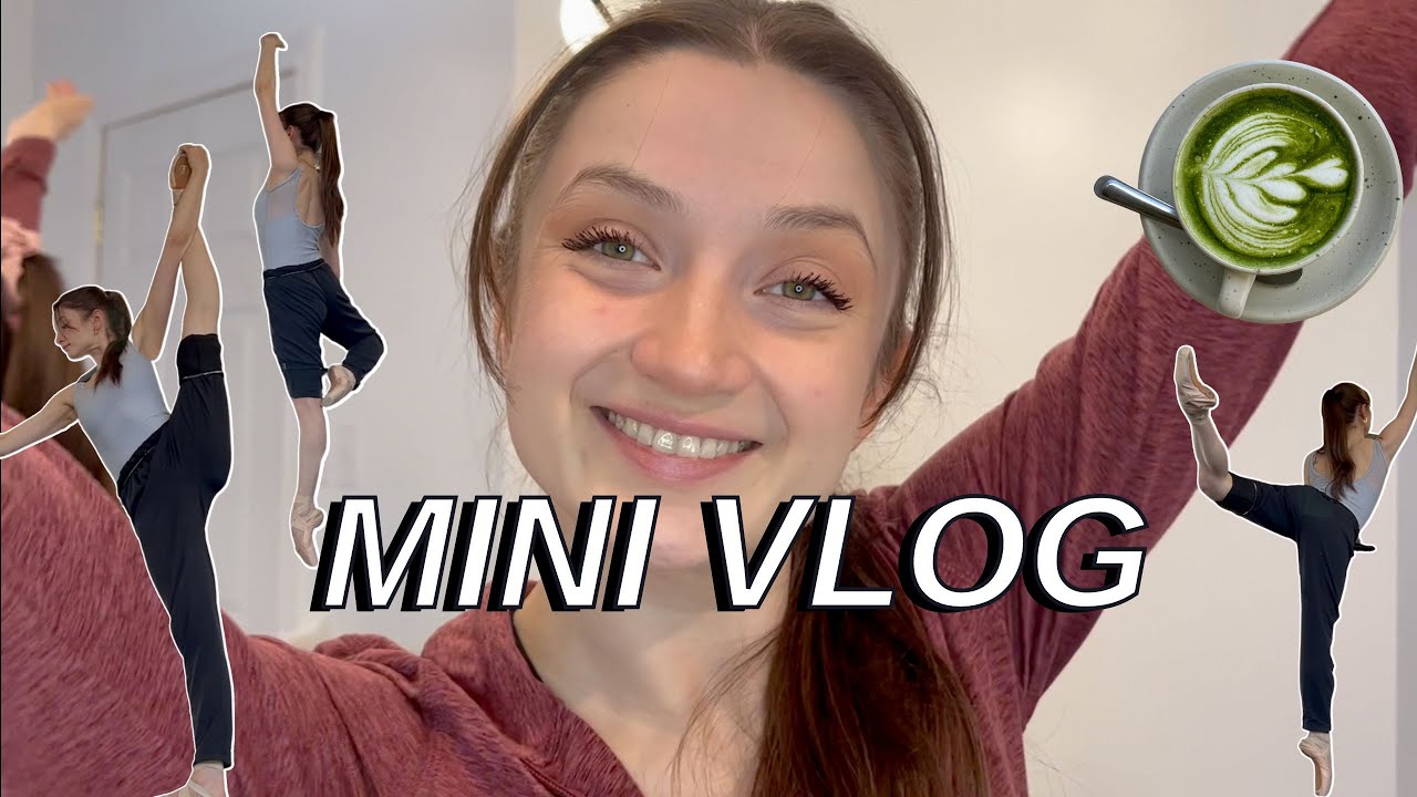 MINI BALLET VLOG | ballet class, dance studio time, day in the life of ...
