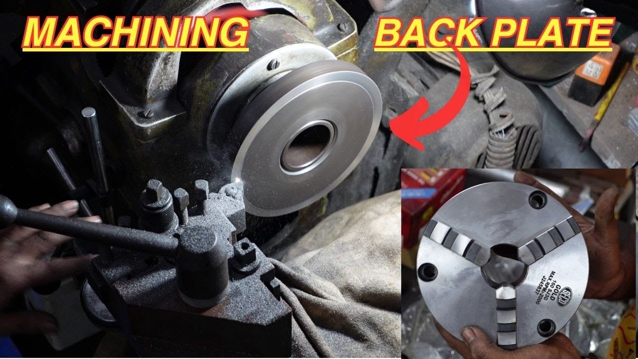 How to properly machine a backplate to fit a 3 Jaw chuck | Final - YouTube