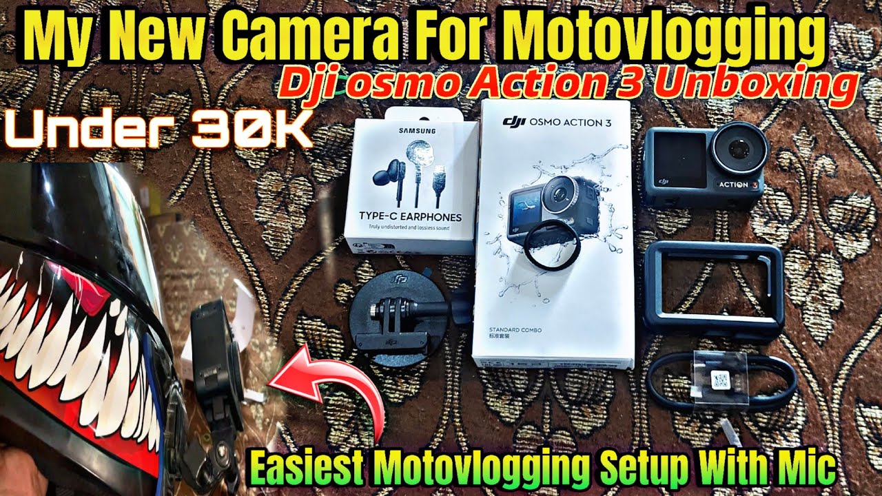 My New Motovlogging Setup & New Camera Unboxing || Best Motovlogging ...