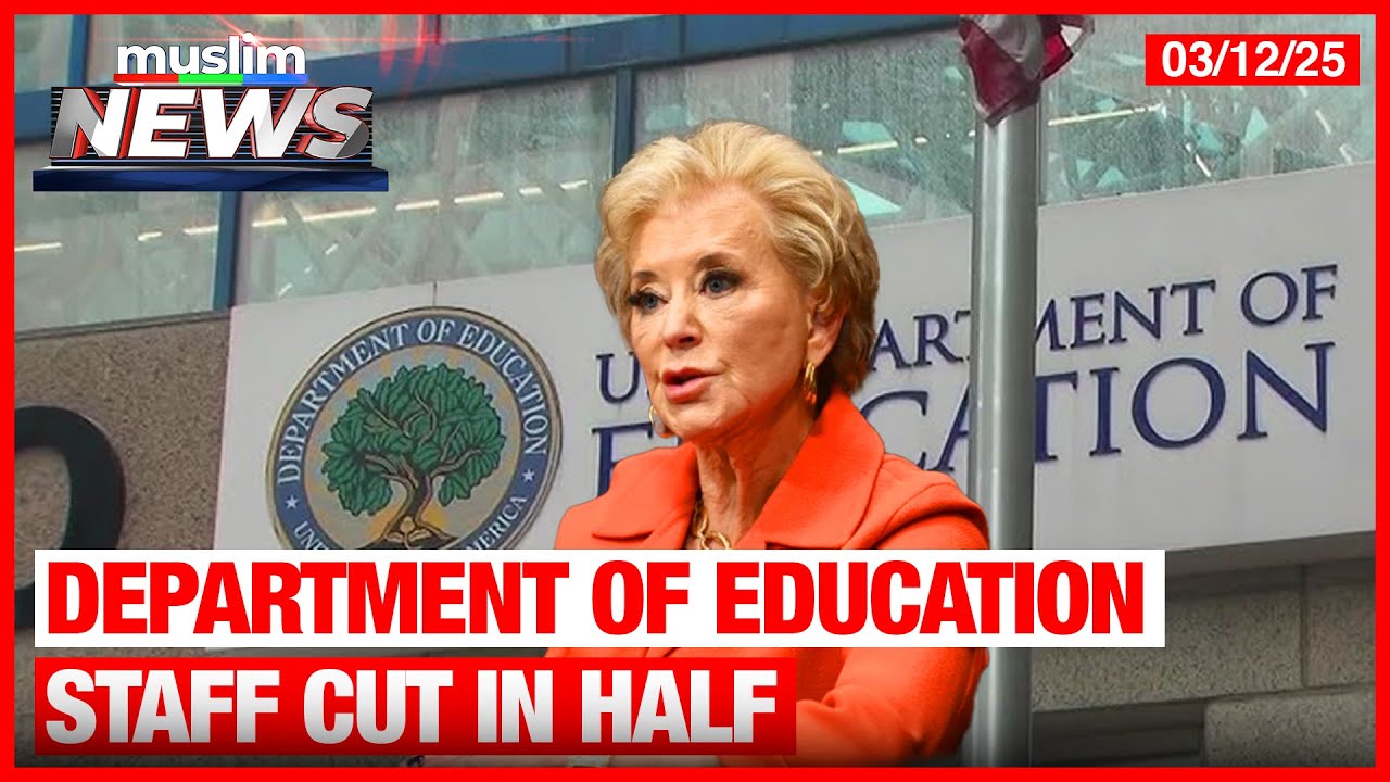 Department Of Education Staff Cut In Half - YouTube