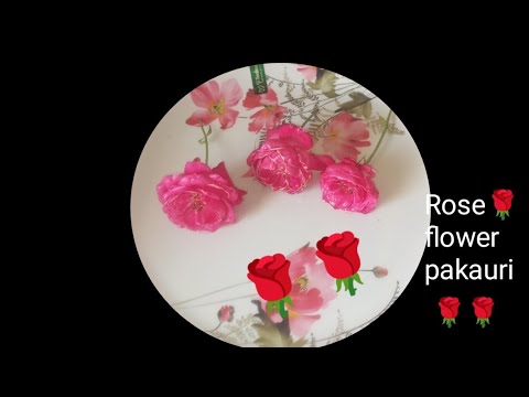 गुलाब का कुरकुरे और चटपटा पकौड़ा |Rose🌹flower pakauri| pakauri recipe ...