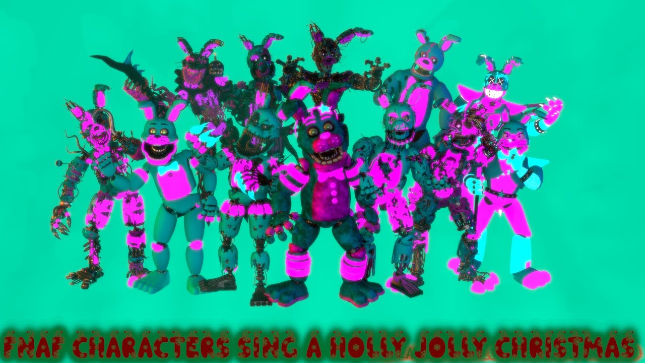 Fnaf Characters Sing A Holly Jolly Christmas - YouTube