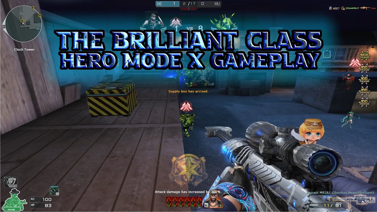 Crossfire West | THE BRILLIANT CLASS | Hero Mode X Gameplay | 554 Kills ...