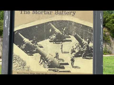 Endicott Gun Batteries at Fort Washington near Mount Vernon - YouTube