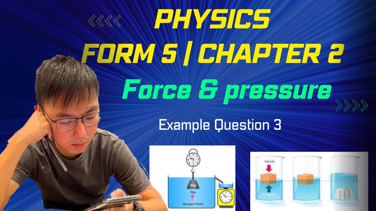 KSSM | 中文讲解 | Form 5 Physics | Chapter 2.4: Example Question 3 (Part 4/ ...
