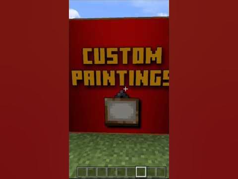 Easiest Way To Create Custom Paintings In Minecraft! - YouTube