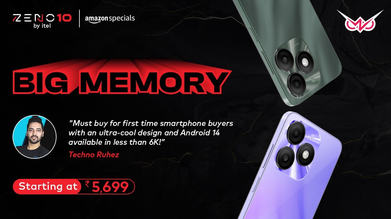 Zeno 10 with BIG Memory starting from 5699/- Sale is Live. Budget Phone Worth Considering - YouTube
