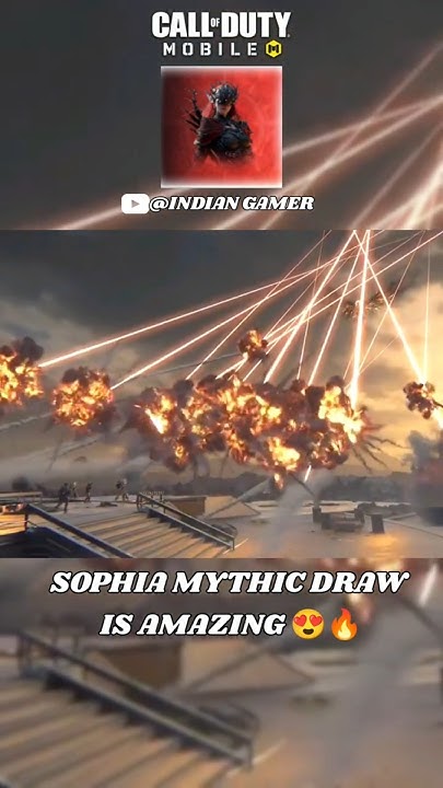 SOPHIA NEW MYTHIC DRAW IS AMAZING 😍🔥|CODM - YouTube