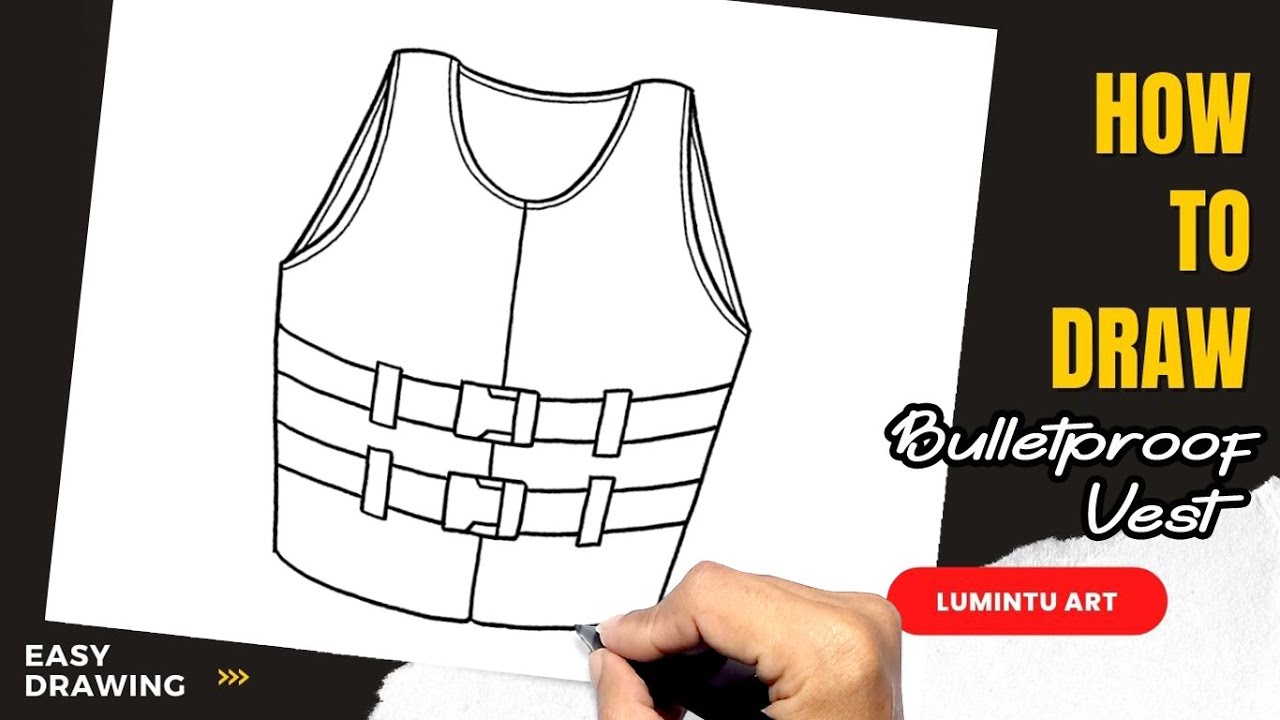How To Draw A Bullet Proof Vest