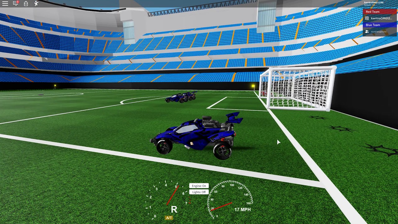 I played 2 different Rocket League games on Roblox! - YouTube