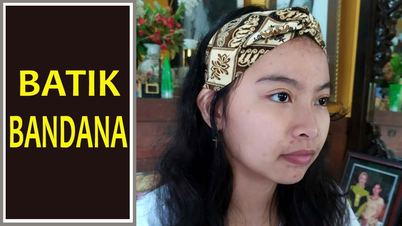 CARA MEMBUAT BANDO YANG CANTIK - KREASI PERCA BATIK - YouTube
