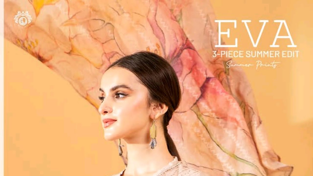 EVA BY GULL JEE VOL 1 LUXURY EMBROIDERED LAWN COLLECTION - YouTube