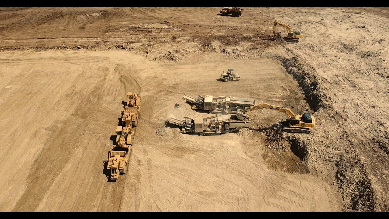 Haupt Construction Flyover in Edgerton, KS - YouTube