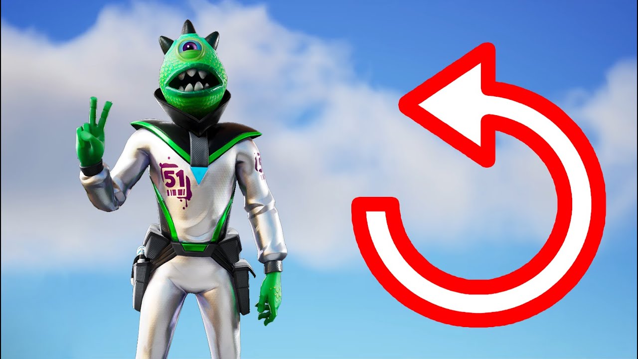 Fortnite Alien Abduction Event REVERSED - YouTube