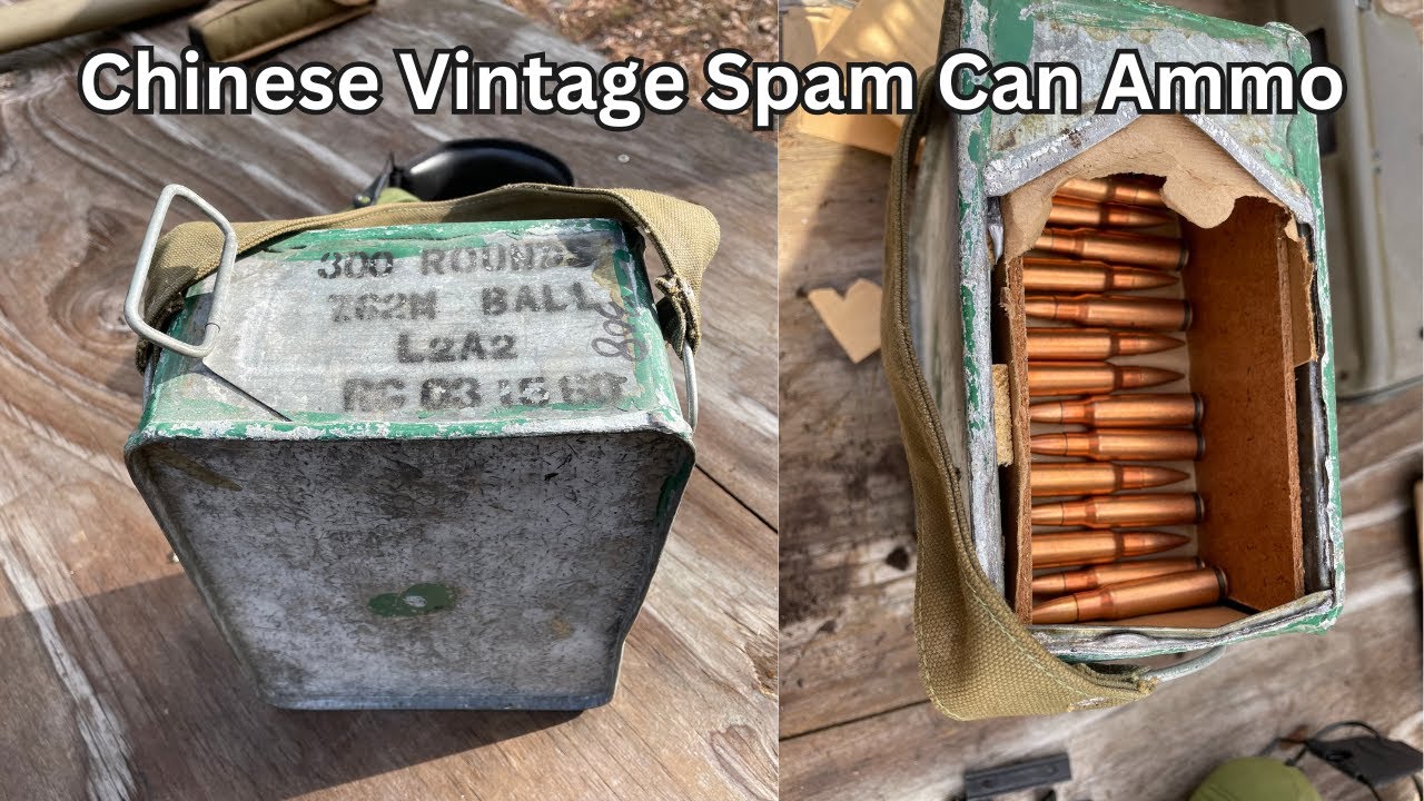 Chinese Vintage 308 Ammo Spam Can Opening #spamcan #chinese #ammo # ...