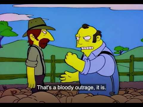The Simpsons - Australian Prime Minister - YouTube