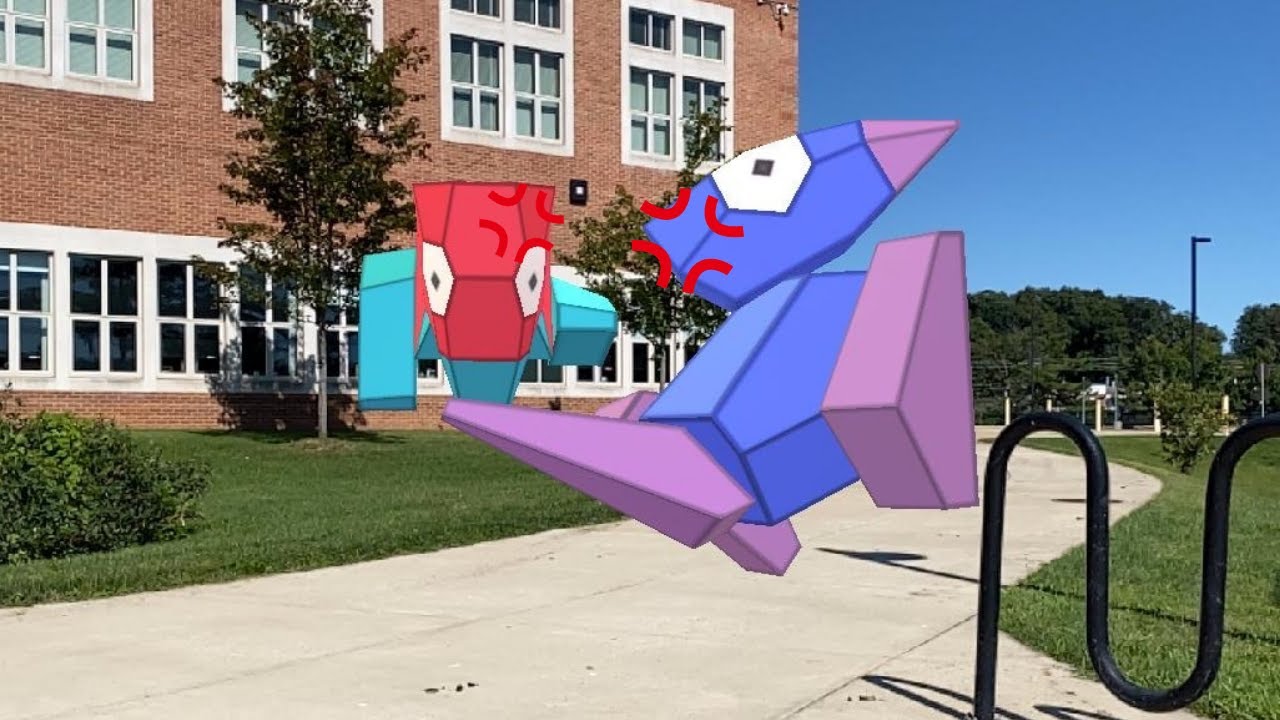 Porygon ATTACKING me in REAL LIFE (Porygon Community Day Pokémon GO AR ...