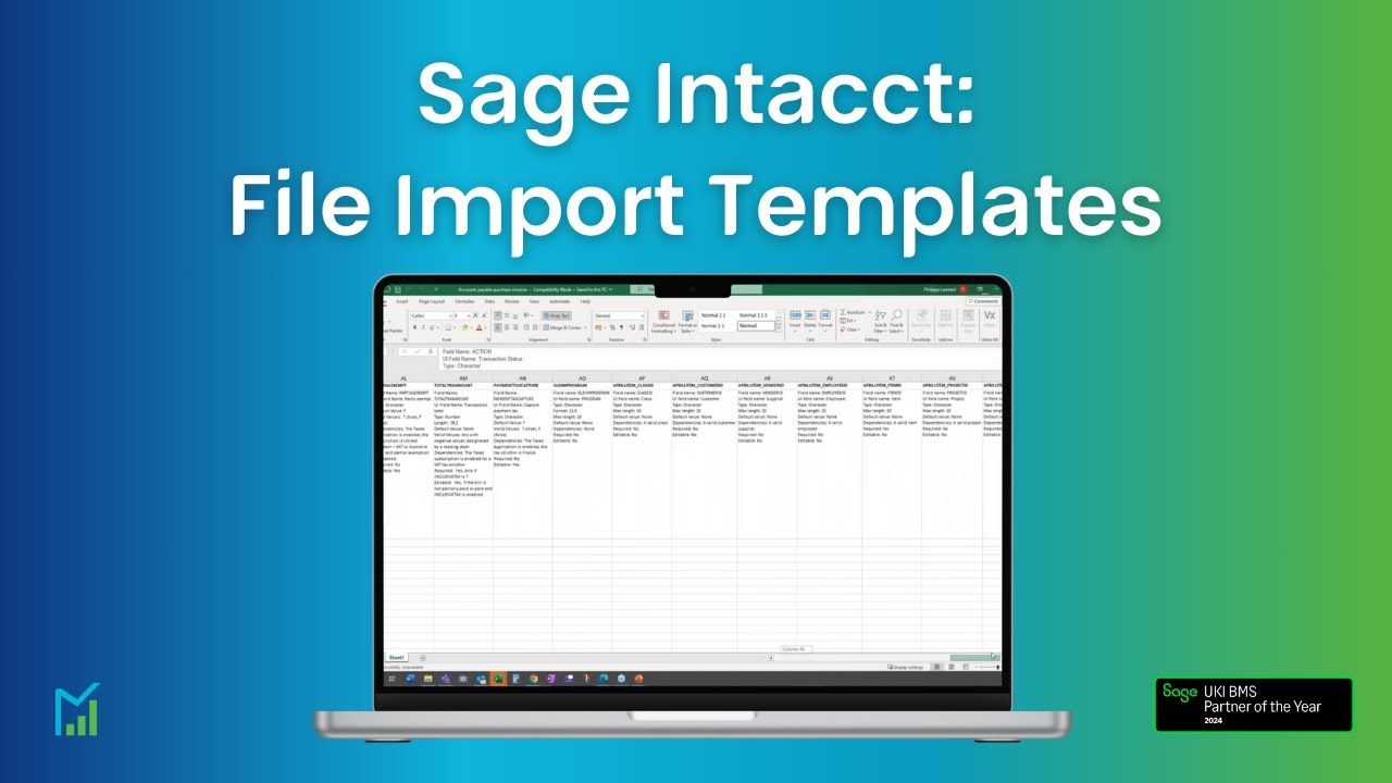 How to Import Data into Sage Intacct | Import Templates for Sage ...