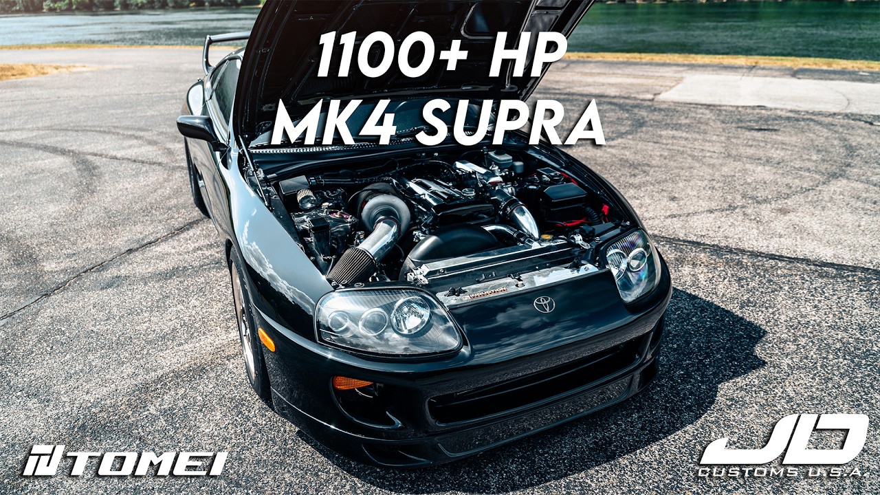 CRAZY 1100+ Horsepower MK4 Supra - Tomei Exhaust Install and Sounds ...