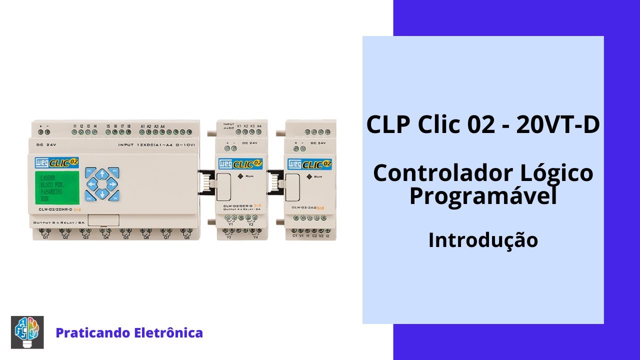 CLP WEG Clic02 (20VT-D) - Introdução - YouTube