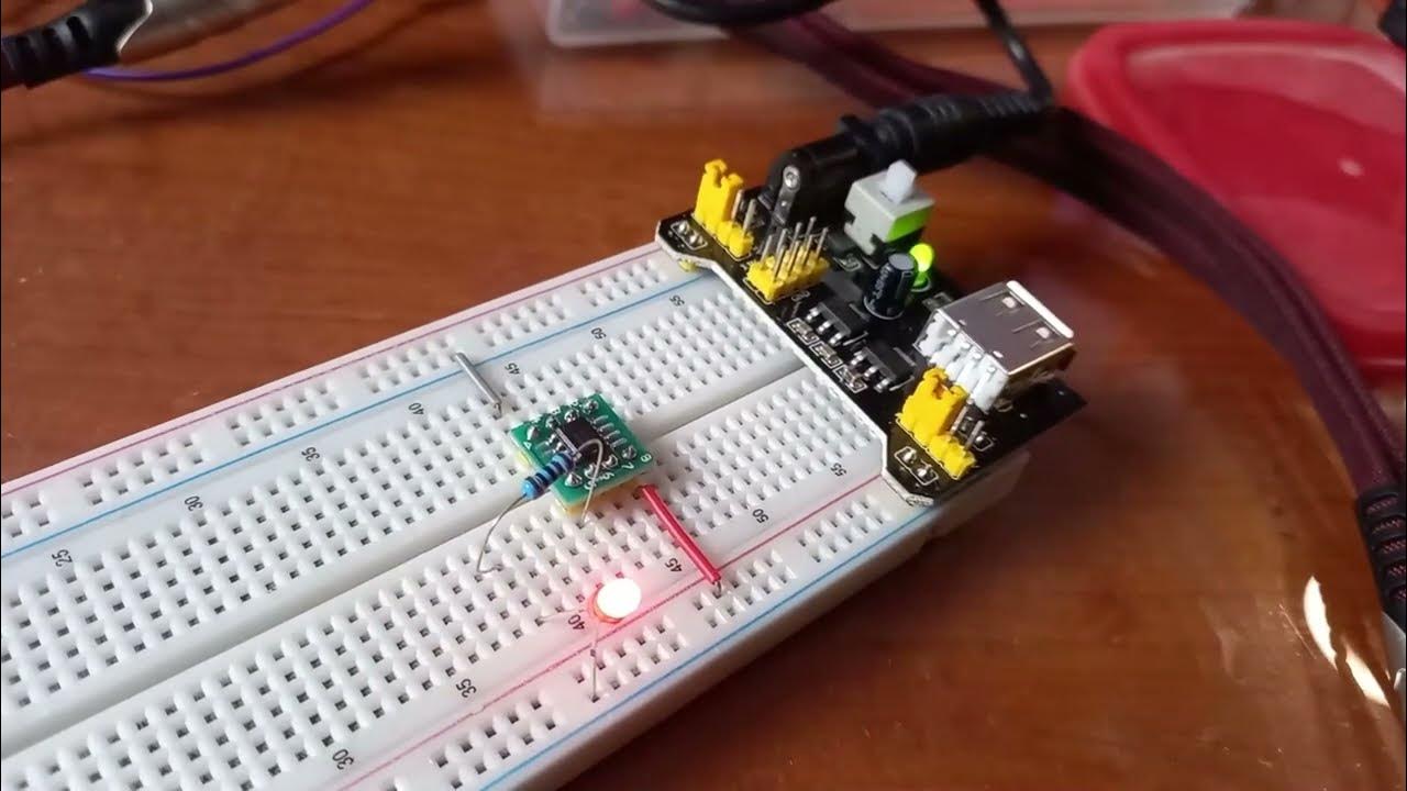 TINY13 + Arduino IDE + Xgecu T48 (TL866-3G) - YouTube