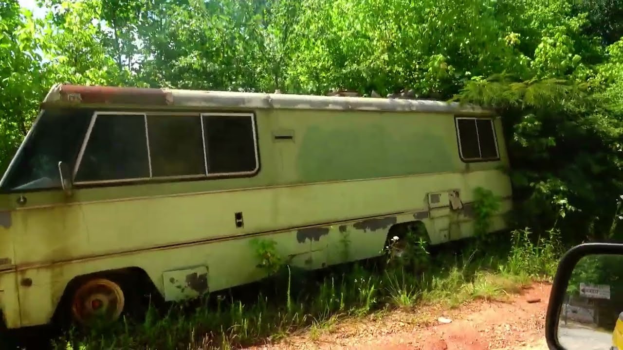 Buses and Cars stacked all over each other along country road - YouTube