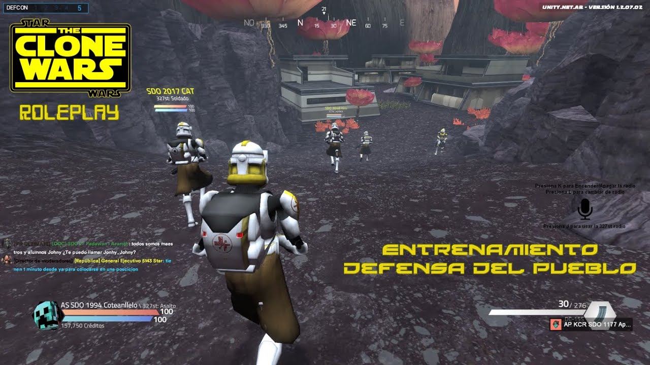 Star Wars Clone Wars Roleplay (Unity Networks Studios) | Entrenamiento ...