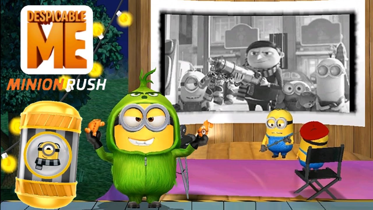 Despicable me MinionRush GREEN NEW UPDATE GRUSTOCK FESTIVAL seasonal ...