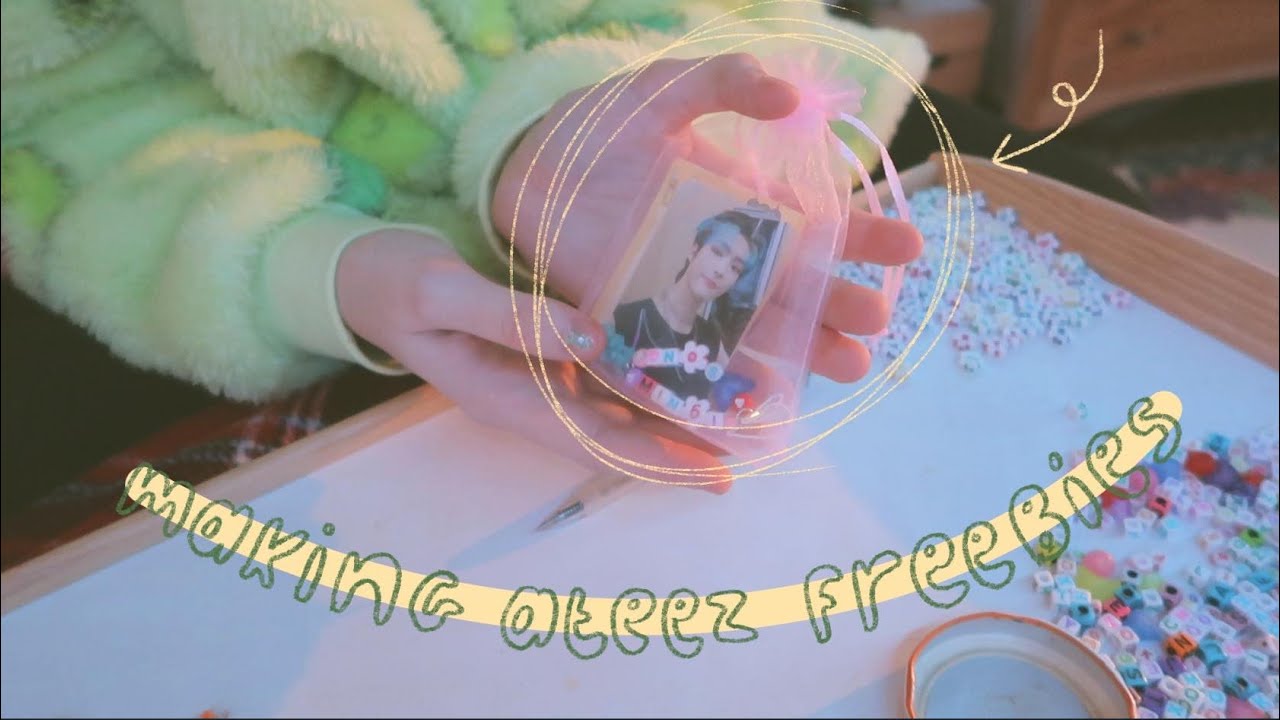 je fais des freebies pour le concert de ateez :D - YouTube