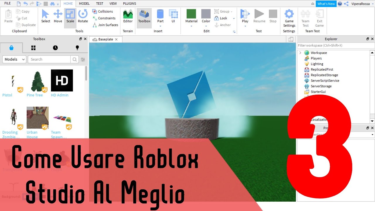 Come Utilizzare Roblox Studio Al Meglio - StarterGui - Tutorial #3 - YouTube