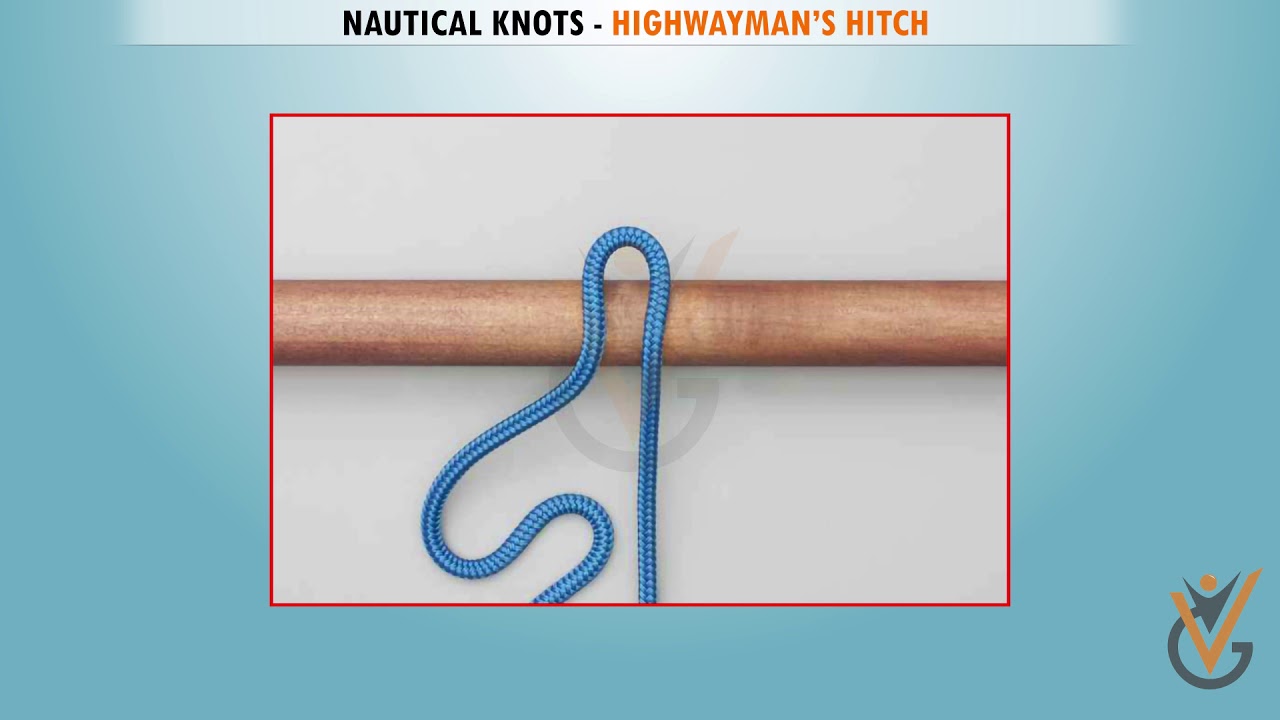 Highwayman’s Hitch | Nautical Knots | Knots | Hitches - YouTube