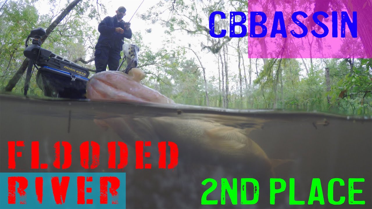 Fishing the flooded Tchefuncte River to claim second place - YouTube