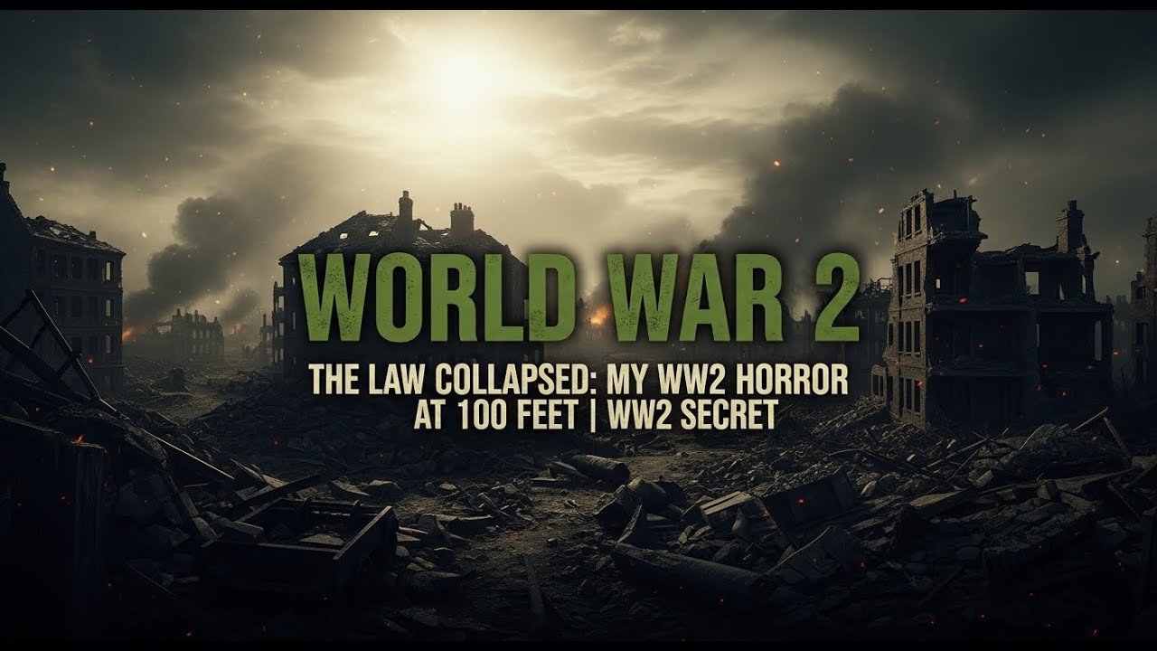 THE LAW COLLAPSED: MY WW2 HORROR AT 100 FEET | WW2 SECRET - YouTube