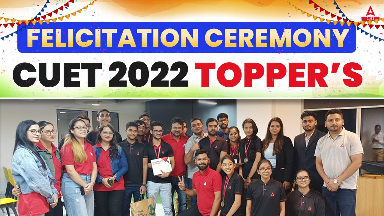 Our CUET 2022 Toppers👩‍🎓👨‍🎓 | Felicitation Event | CUET Adda247 - YouTube