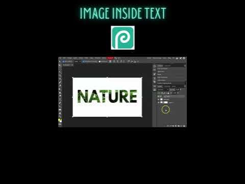 How to Add Image inside a Text in Photopea lPhotopea Tutorial l Easy ...