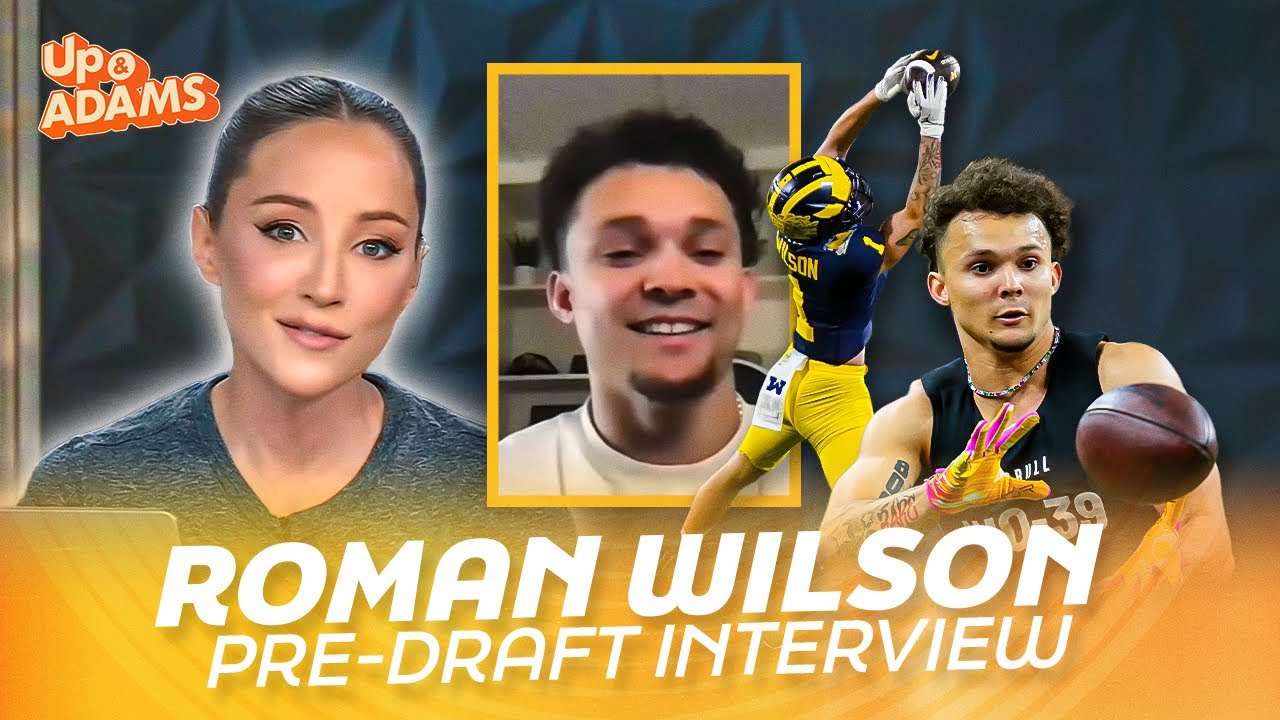 Michigan WR Roman Wilson on Coach Jim Harbaugh, 2024 NFL Draft, & Gives ...