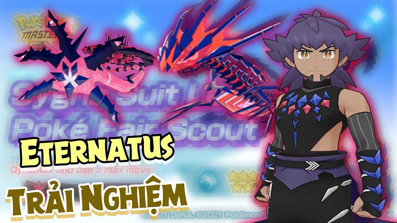 Pokémon Masters EX - Trải nghiệm Sygna Suit Leon & Eternatus - YouTube