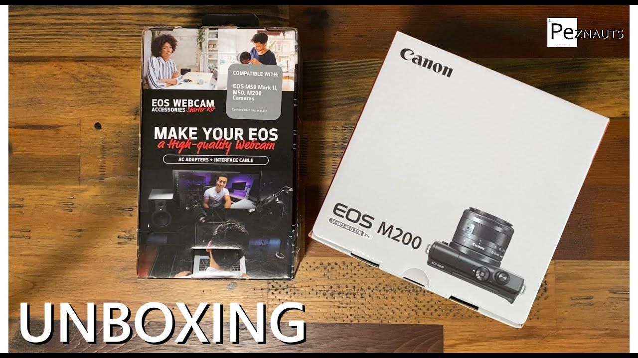 ASMR Canon M200 & Webcam Starter Kit - Unboxing and Setup - YouTube