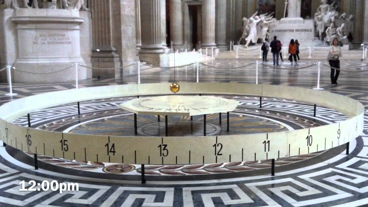 Foucault's Pendulum at the Panthéon - YouTube
