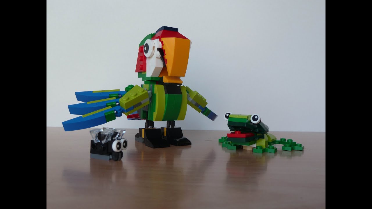 LEGO 31031 LEGO CREATOR 3 IN 1 Rainforest Animals Parrot Frog Fly (1/3 ...